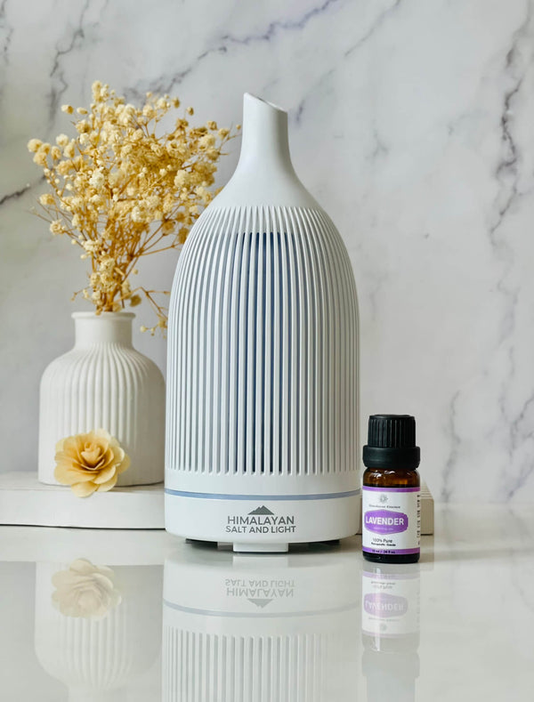 Serenity Diffuser - White – Himalayan Salt and Light Ph